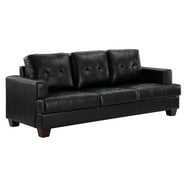 Platinum Sofa with Queen Sleeper, Black - Walmart.com