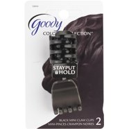 Goody ColourCollection Slide-Proof Claw Clips, Brunette - 2 clips ...