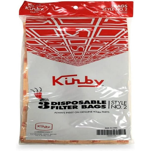 KIrby Upright Heritage I Style 2 Paper Bags 3PK # 190681S - Walmart.com