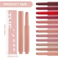 Weyolog Lipstick Set Natural Gloss Crayon Finish Lip Balm Non Stick Cup