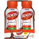 BOOST Mobility Ready to Drink Daily Nutritional Drink, Rich Chocolate ...
