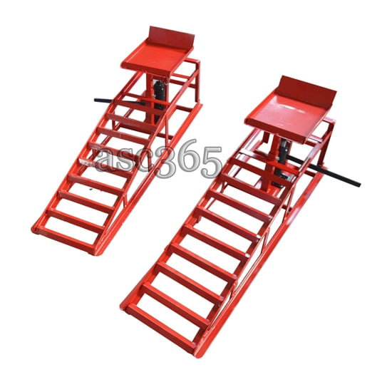 Techtongda Heavy Duty Auto Car Service Ramps Lifts Vehicle Service ...