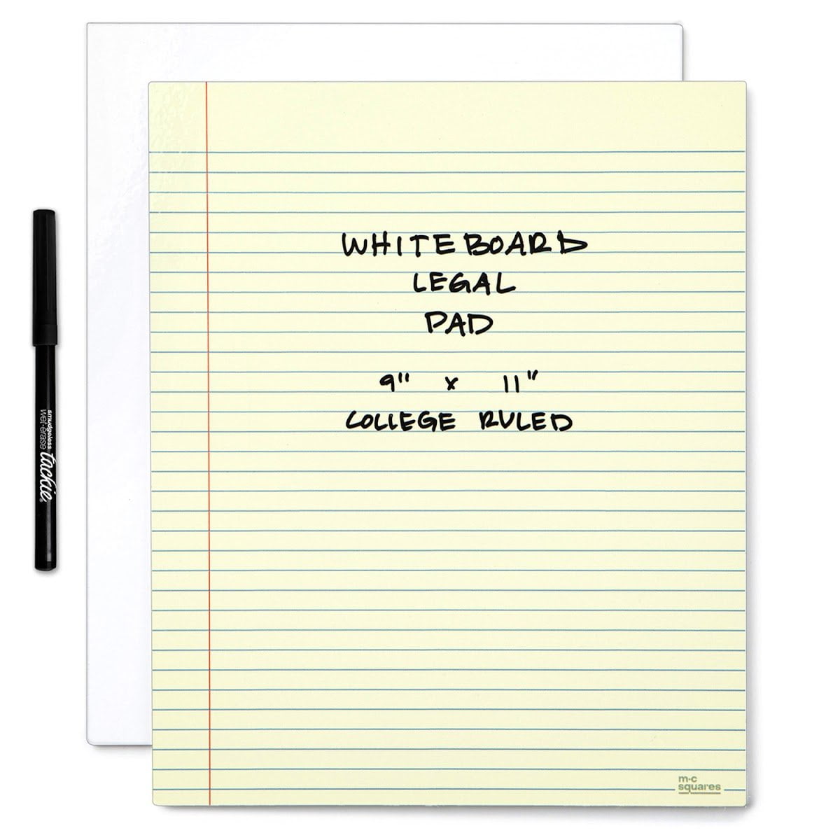 M.C. Squares Dry-Erase Legal Pads - 9 x 11 Inch, Letter 2-Pack - One ...