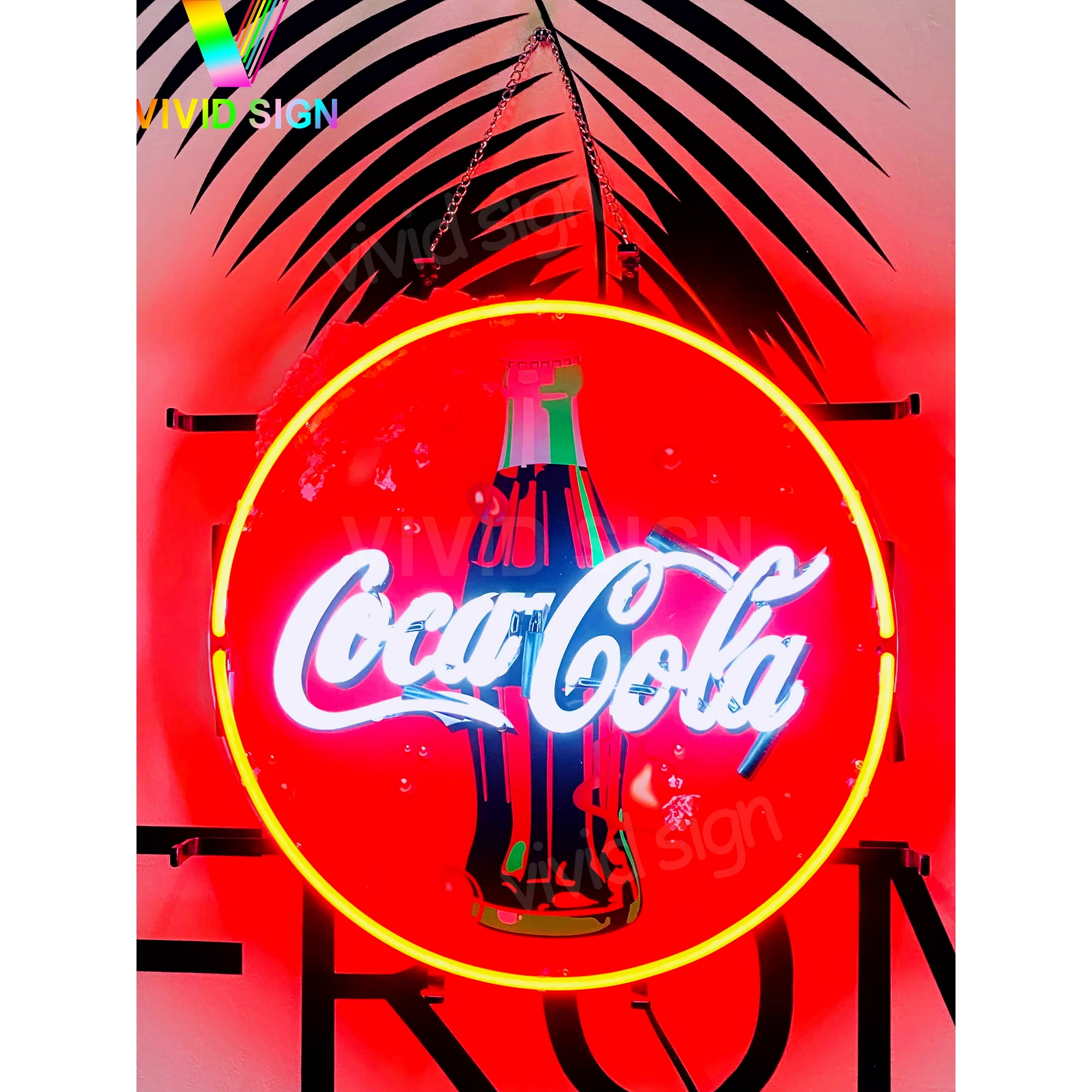 Neon Coke Bottles