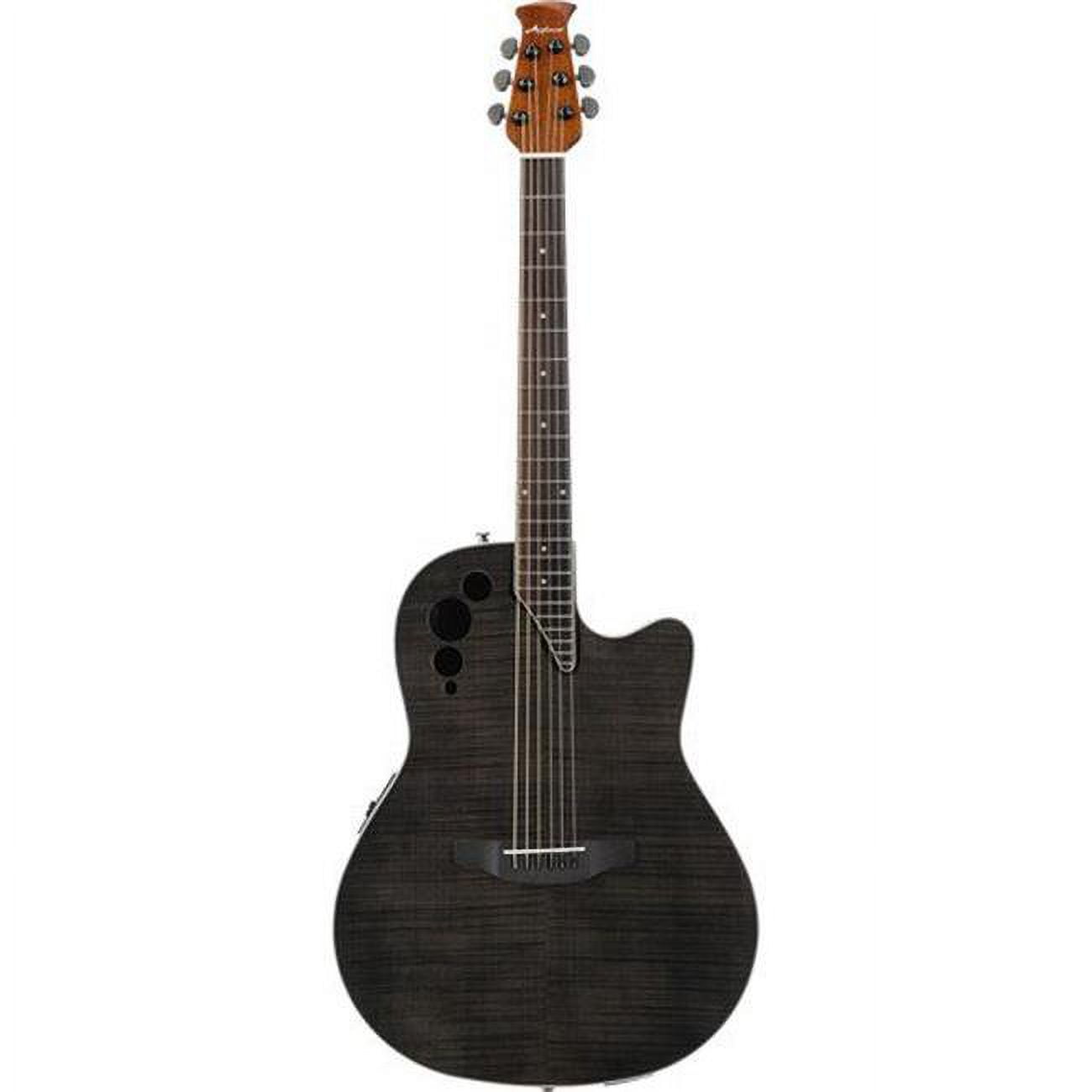 Ovation AE44IIP-TBKF Applause Elite Plus Trans Black Flame Mid Depth ...