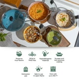 Cinsa 10-Piece Cookware Set, Premium Enamel on Steel Pots with Lids ...