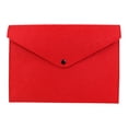 Back to School Portable Solid Color Felt File Folder, A4 Document ...