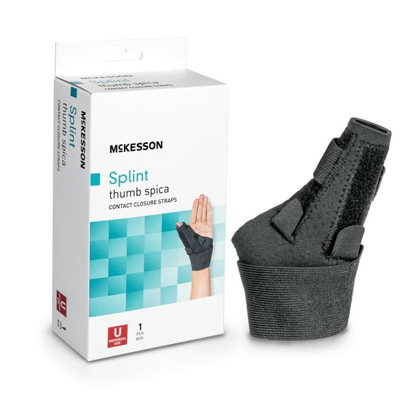 McKesson Thumb Spica Splint, Universal Size - Fits Right or Left Hand ...
