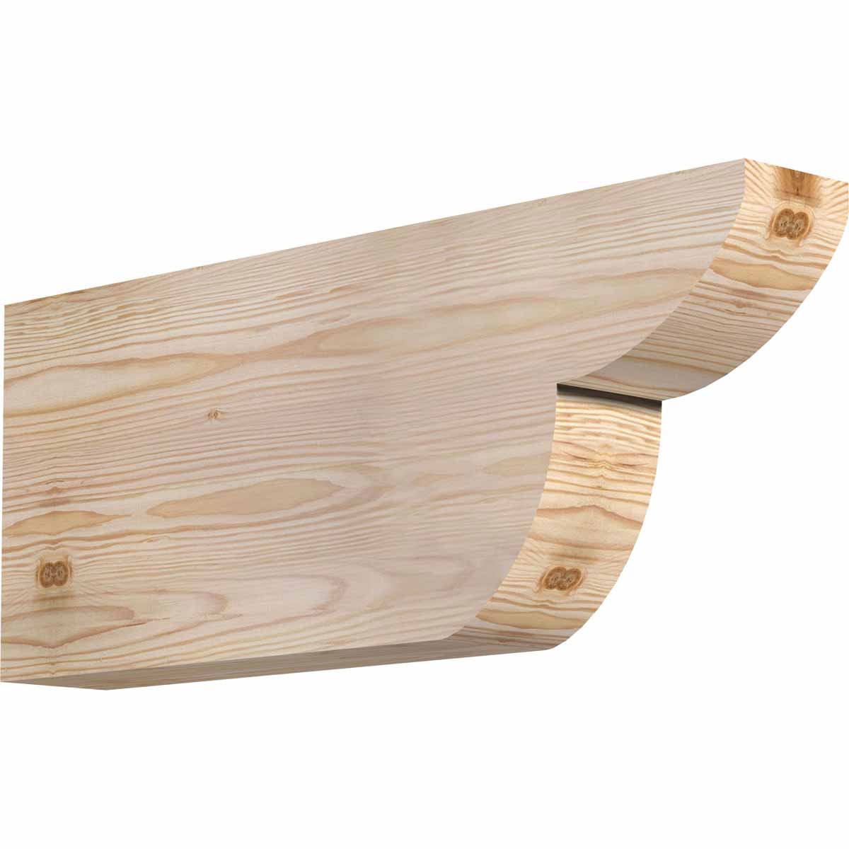 3 1/2"W x 10"H x 24"L Crestline Smooth Rafter Tail, Douglas Fir ...