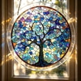 83-Piece DIY Acrylic Suncatcher Puzzle Kit – 7.4 Inch Stained Glass ...