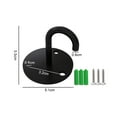 J type small + screw Wall Mount Workout Anchors for Resistance Bands ...