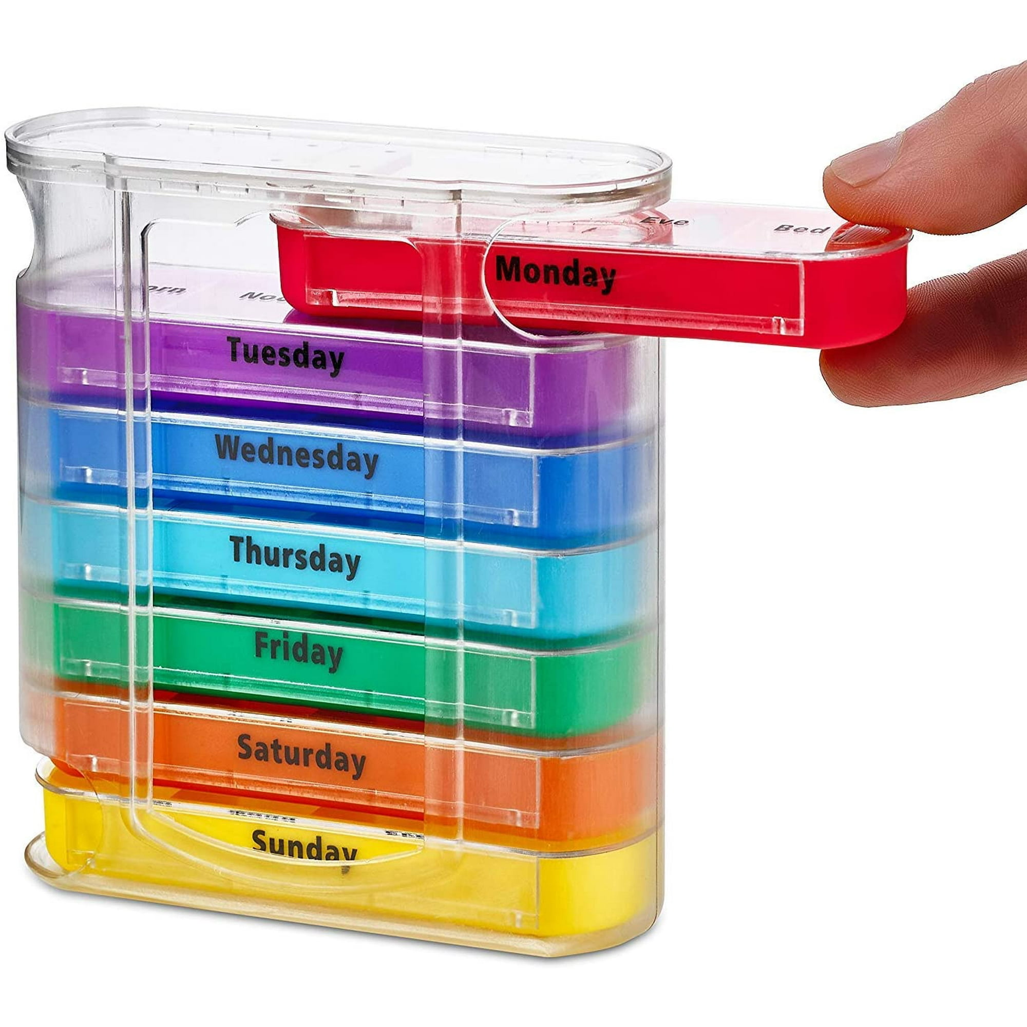 Click here for Mikewe Weekly Pill Organizer  Four Times-A-Day  1... prices