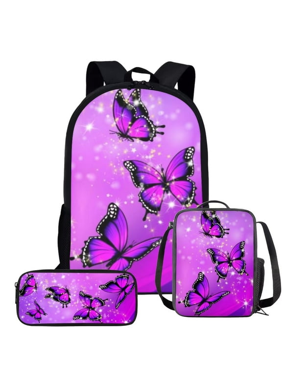 Butterfly Backpack Girls School