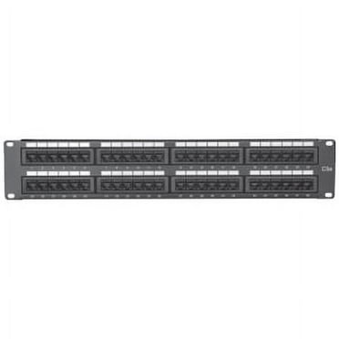 Intellinet Network Solutions® Cat-6 Utp Patch Panel, 48 Port, 2u ...