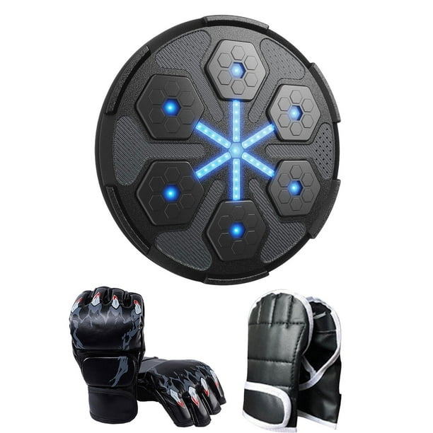 DYNWAVECA Boxing Machine Electronic Music Boxing Wall Target RGB Light ...