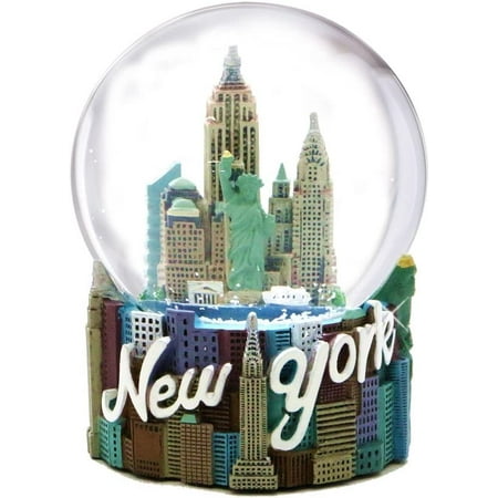 Skyline New York City Snow Globe Souvenir Figurine 80mm from NYC Snow ...