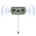 Solar Powered Ultrasonic Animal Repellent Outdoor Waterproof Device ...