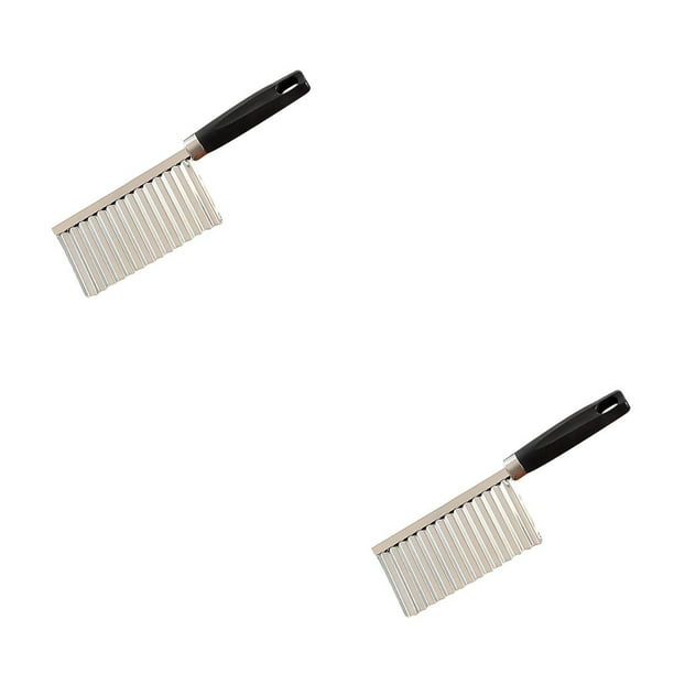 maskred 1/2/3/5 Stainless Potato Chip Slicer Vegetable Fruit Crinkle ...