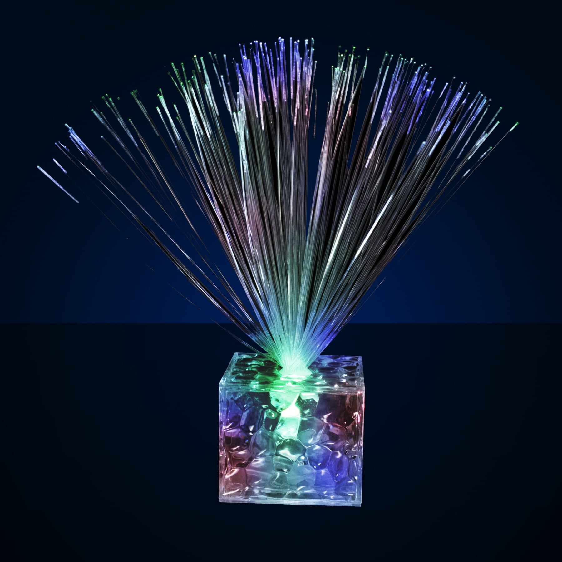 FlashingBlinkyLights 5.5" Light Up Small Clear Centerpiece with Color ...