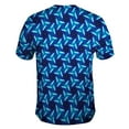 Blue Sky Black Sea Murano Pattern Mens T-Shirt All Over Print - Walmart.com