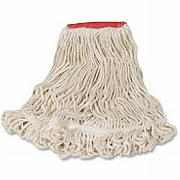 Rubbermaid Commercial Trapper Blend Dust Mop Yarn, Cotton, Plastic ...