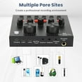 BM-800 Professional Condenser Microphone Kit with V8 Sound Card & Voice ...
