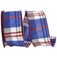 Reliant Ribbon - 92867W-044-10F, Citrus Life Plaid Wired Edge Ribbon ...