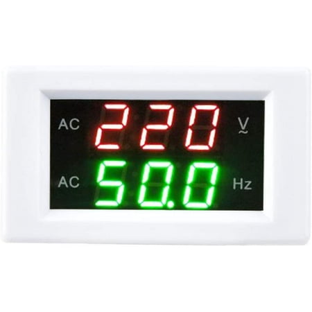 Generator Dual Display LED Detector Digital AC Monitor Gauge Panel ...