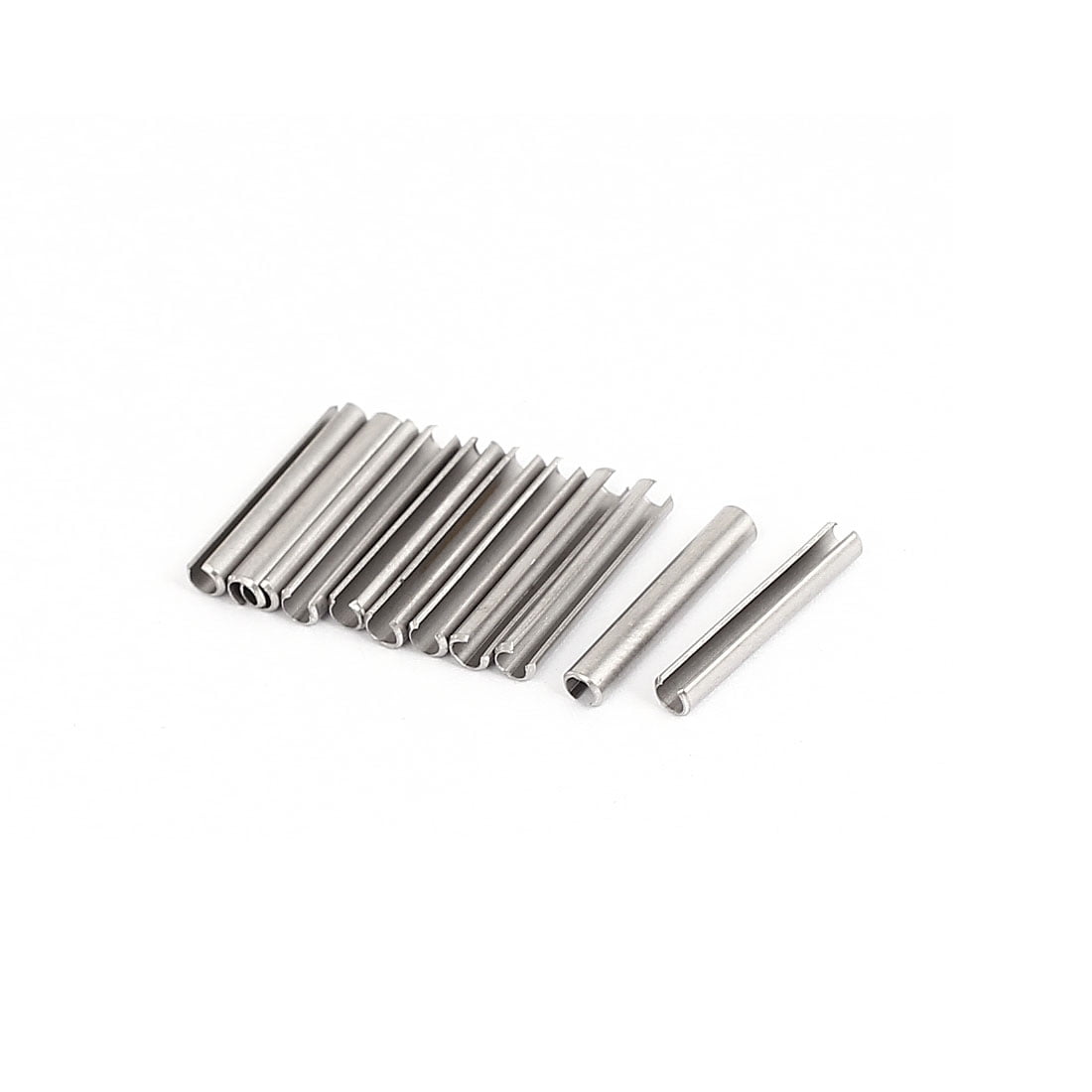 M3x20mm 304 Stainless Steel Split Spring Roll Dowel Pins Fasteners ...
