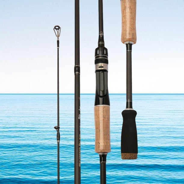 jinnoda Stream Rod 2 Sections Carbon Fiber Casting Spinning Rod (1.8M ...