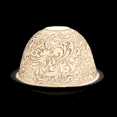 Starlight Porcelain Votive Light Paisley Glowing Candle Holder Spring ...