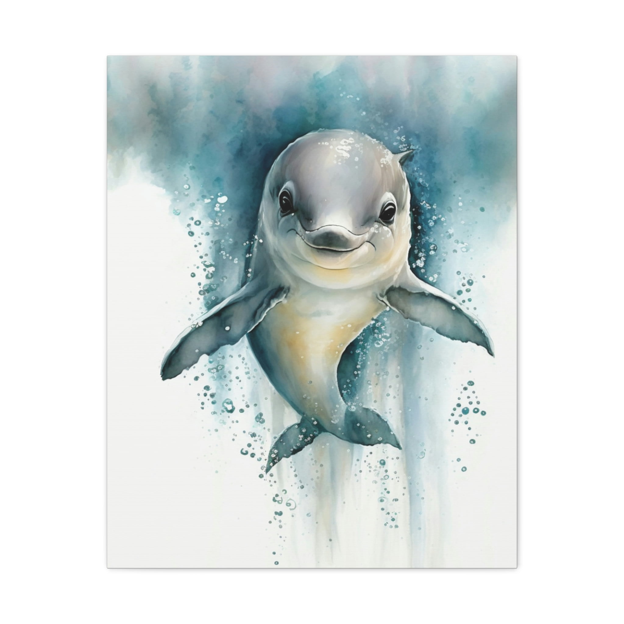 Watercolor Dolphin Painting - Nursery Collection - Bedtime Stories ...