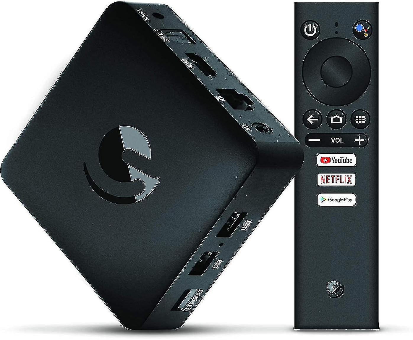 Tv Box Android 4k Ultra Hd Con Asistente De Google Reproductor ...