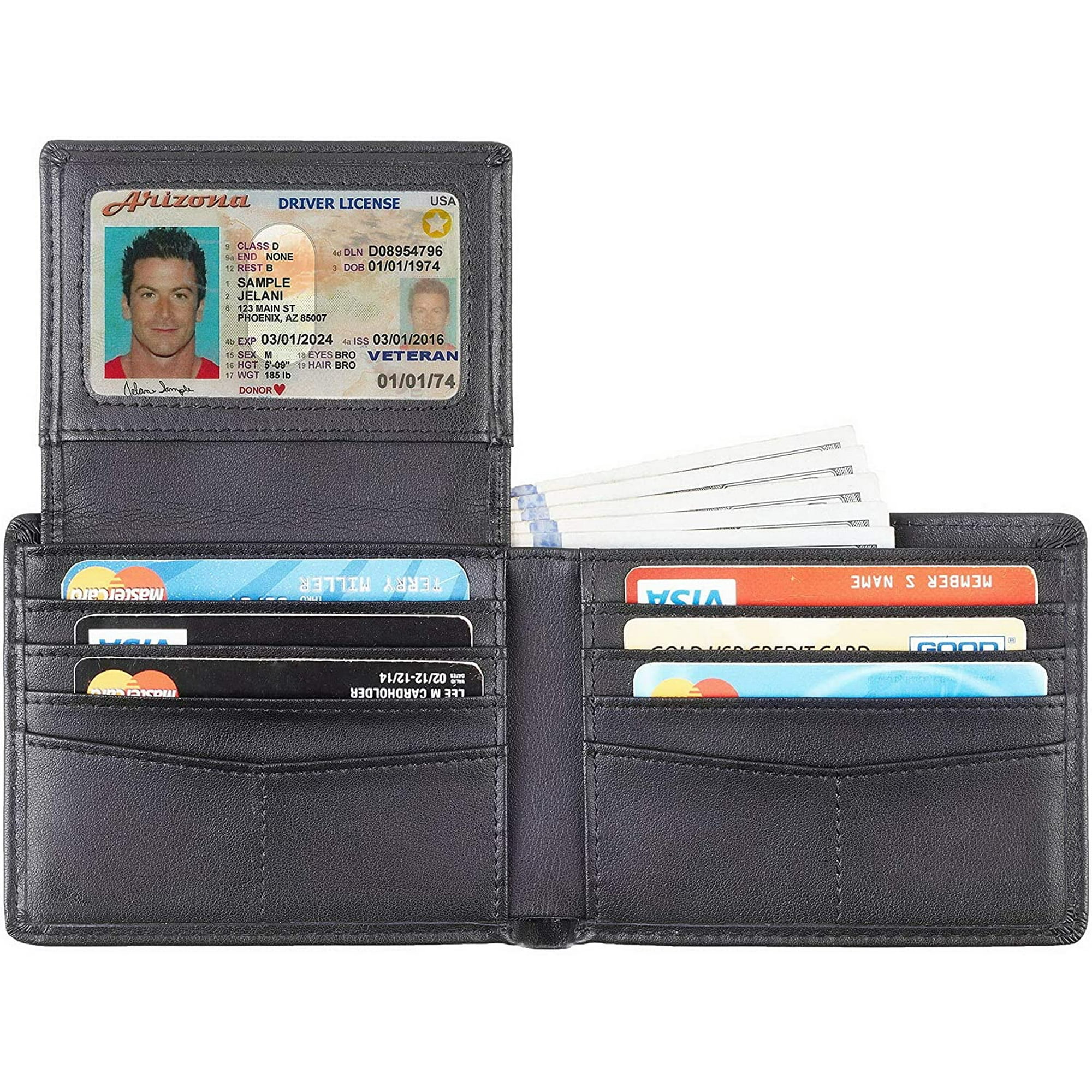Click here for Genuine Leather Rfid Blocking Wallets Mens Wallet... prices