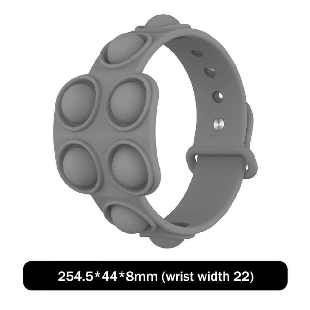 Stress Relief Fidget Bracelet, Push Bubble Sensory Wristband, Wearable ...