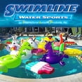 Swimline 90286 Slot Slam Disc Toss Inflatable Floating Swimming Pool ...