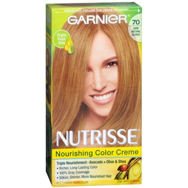 Garnier Nutrisse Haircolor - 70 Almond Creme (Dark Natural Blonde) 1 ...