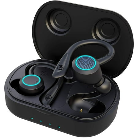 True Wireless Headphones, Update 5.0 Auto Pairing Touch Control HiFi ...