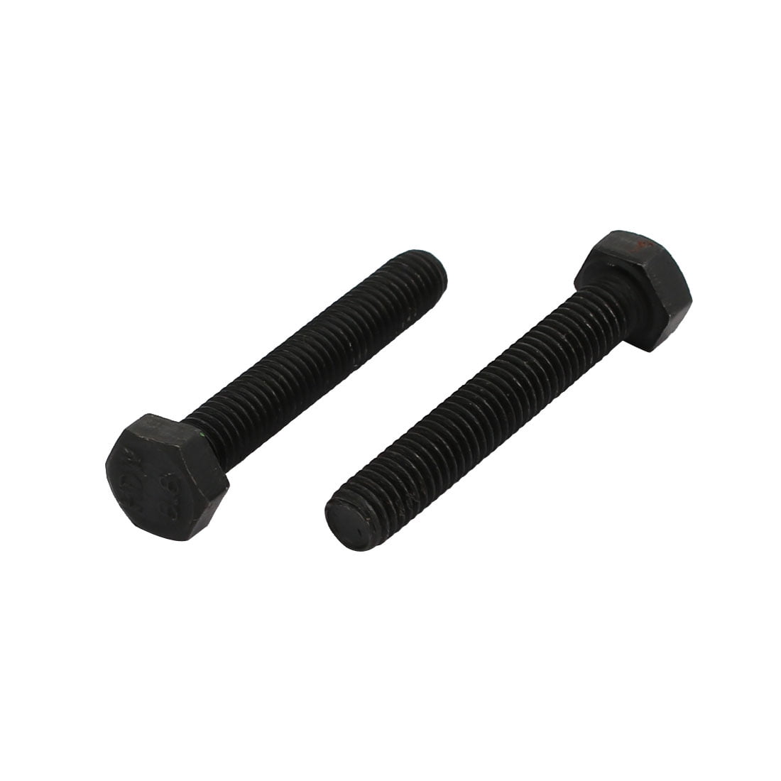 8.8 Grade M5*30mm Full Threaded Left Hand Thread Hex Head Bolt Black ...