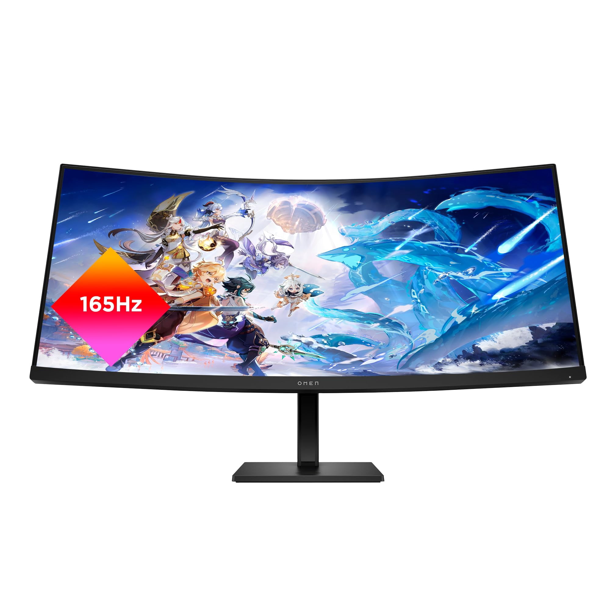 Open Box HP OMEN 34c Curved Gaming Monitor, 34 Inch Ultrawide WQHD 3440 ...