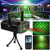 DJ Disco Indoor Party Lights, LED Sound Activated RGB Strobe Projector ...
