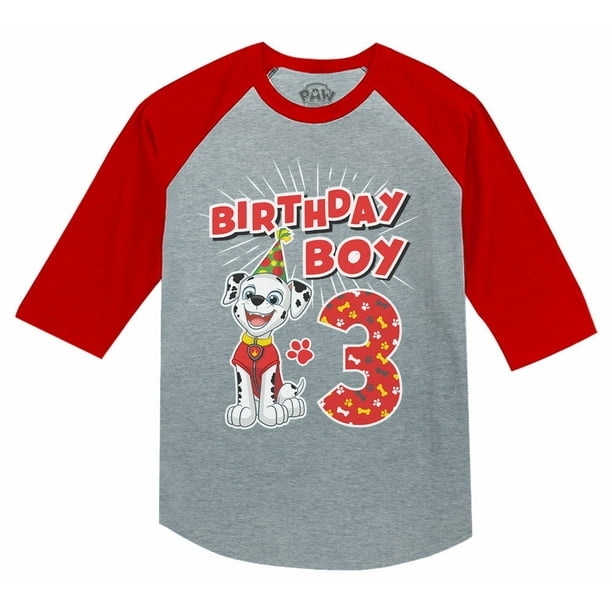 Paw Patrol 3rd Birthday Shirt Birthday Boy Shirt 3 Year Old Gift Paw Patrol Shirts for Toddler ...