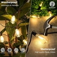 100FT Outdoor String Lights for Patio Waterproof Connectable ST38 LED ...