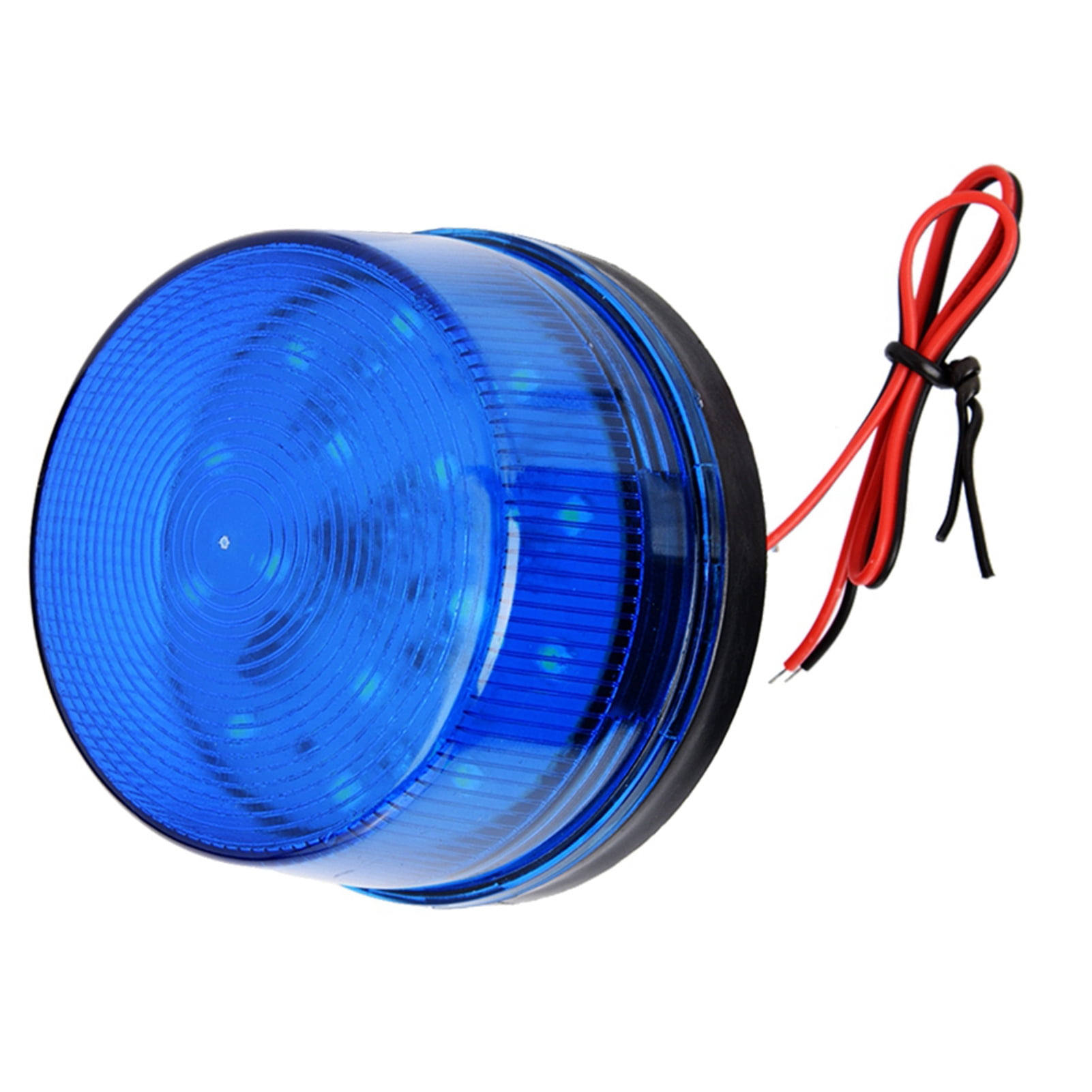 LED Warning Strobe Flashing Red Light Security Outdoor Waterproof ...