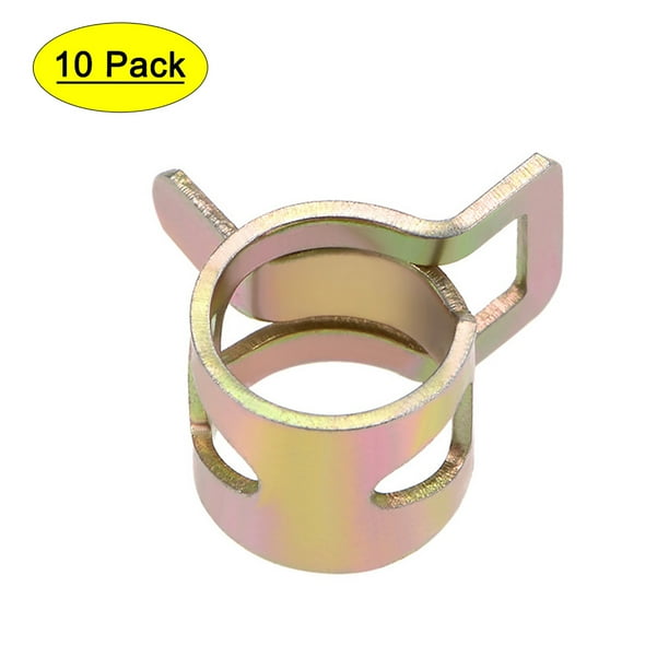 Uxcell 8mm Color-zinc Steel Band Spring Clamp for Fuel Line Silicone ...