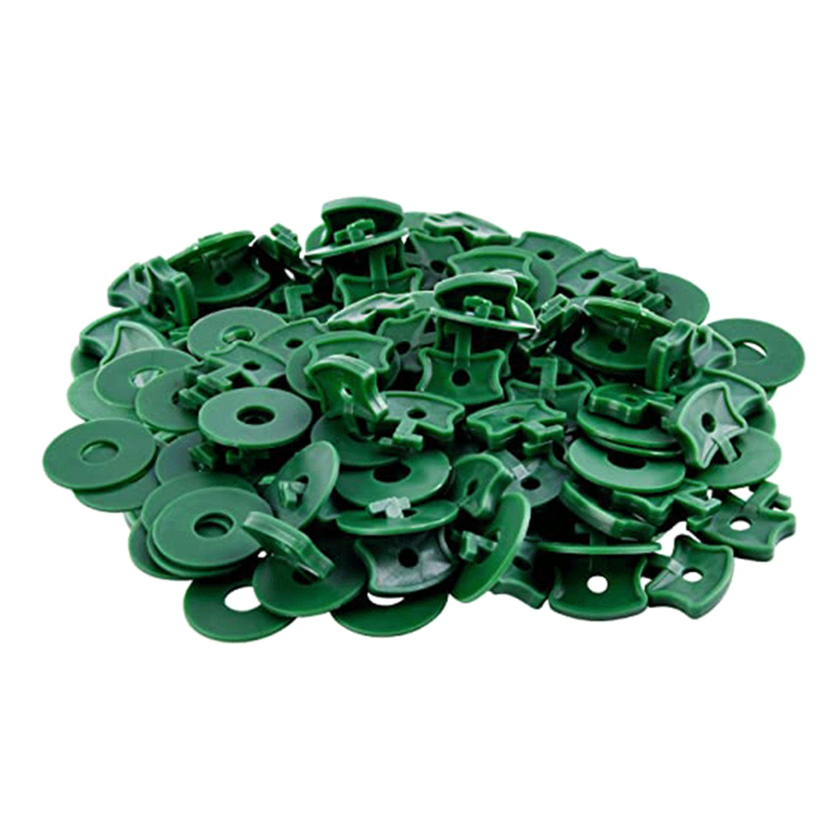 NKTIER 100pcs Greenhouse Twist Clips Plastic Greenhouse Fixing Clips ...