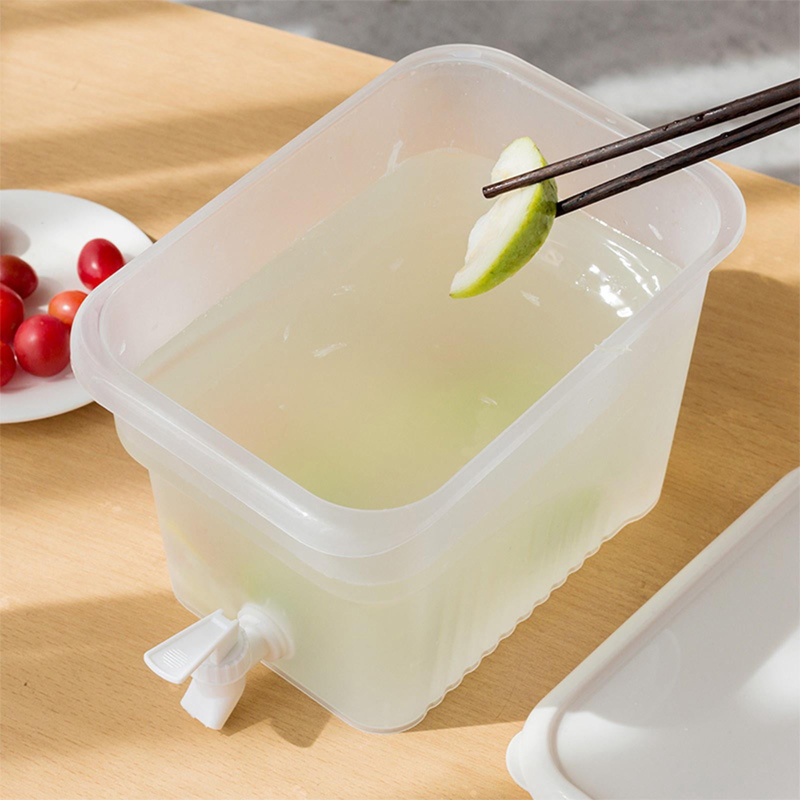 Large Capacity Drink Dispenser Cold Kettle Organize Container Sealed ...