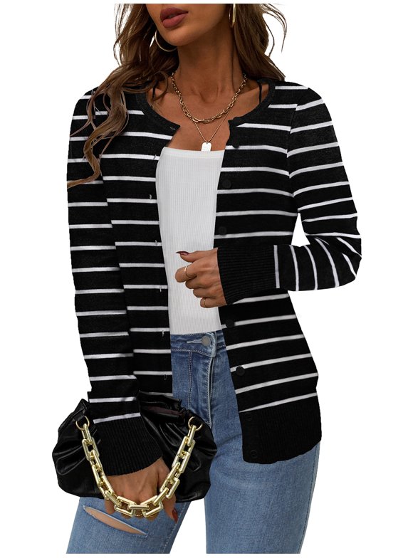 Womens Button Up Sweaters