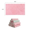 5 Pack Kitchen Cleaning Rag Dishcloth, Microfiber Absorbent Non-stick ...