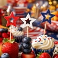 4th of July Cocktail Picks, Red White Blue Star Cocktail Picks ...